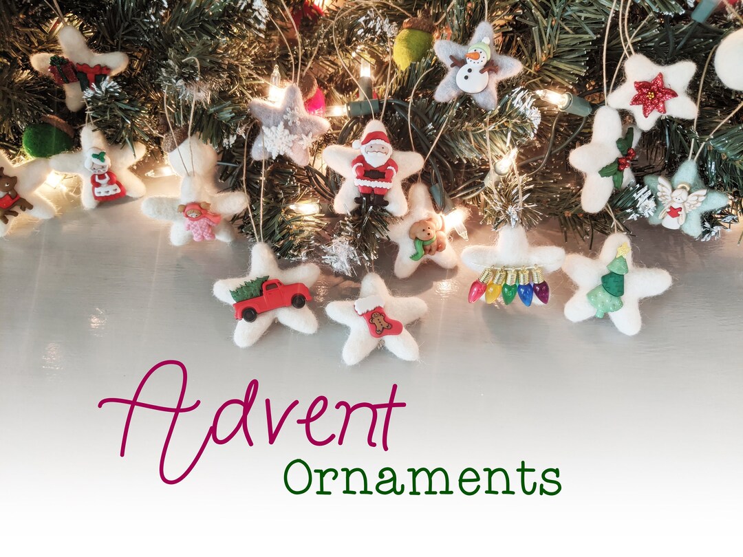 Advent Calendar : 25 Christmas Ornaments for Advent - Etsy