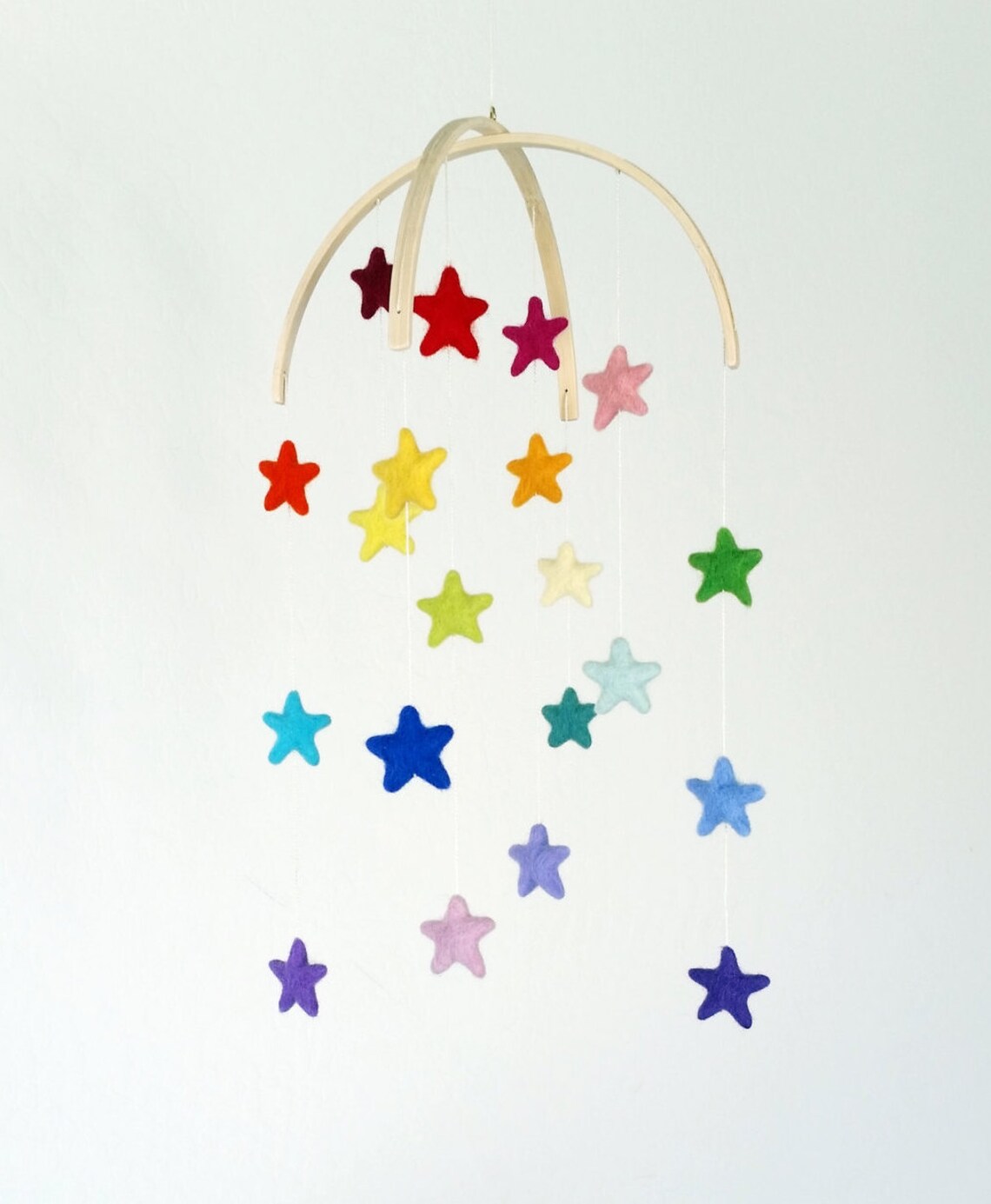 Baby Mobile : Rainbow Stars - Etsy