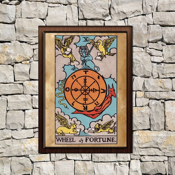 The Wheel of Fortune Poster - Etsy