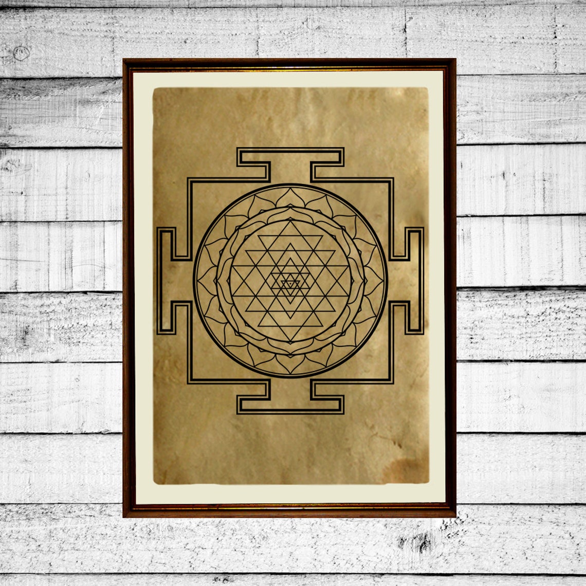 Sri Yantra Print, Meditation Print, Tantric Poster, Mystic Print ...