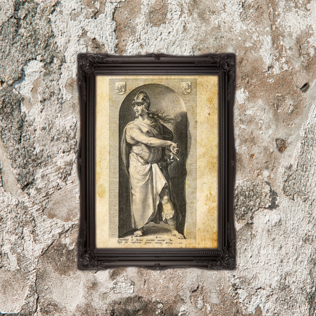 Wrath, Anger Print, Medieval Print, Occult Illustration, Bible ...