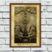 Python mercurius as Three Headed Dragon, Alchemy, Alchemy Occult Print ...