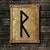 Raidho Viking Print Rune Illustration Futhark Art on Old Antique Paper ...