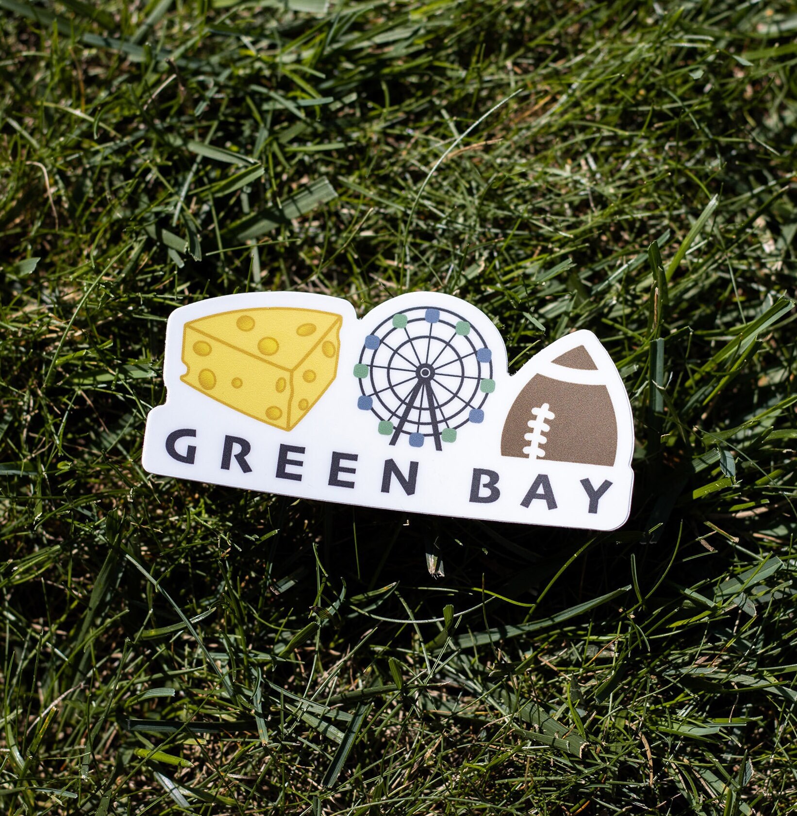 Green Bay Icons Sticker | Cheese, Bay Beach, Football - Etsy