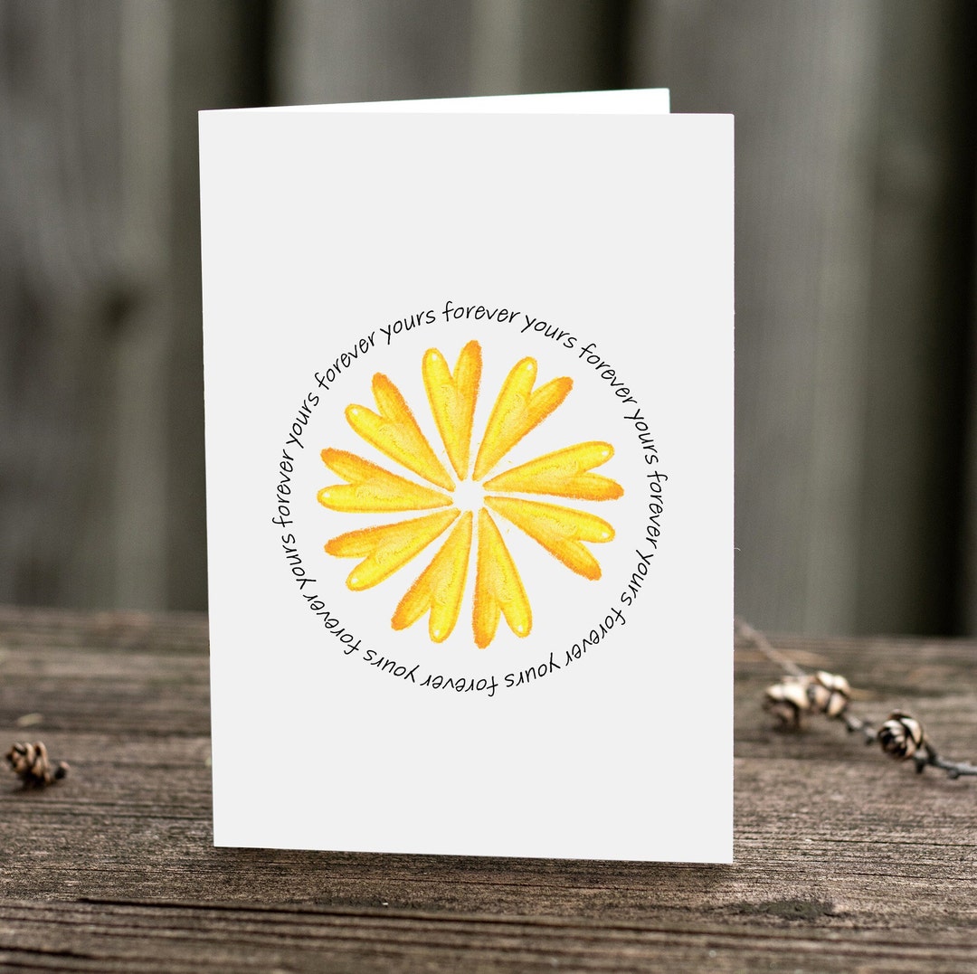 Forever Yours / Yours Forever Greeting Card Valentine's Day Card ...