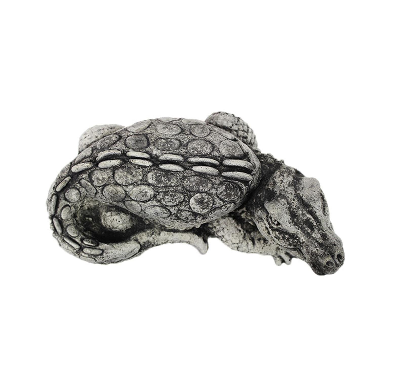 Crocodile Statue Cement Alligator Figure Cast Stone Crocodile | Etsy