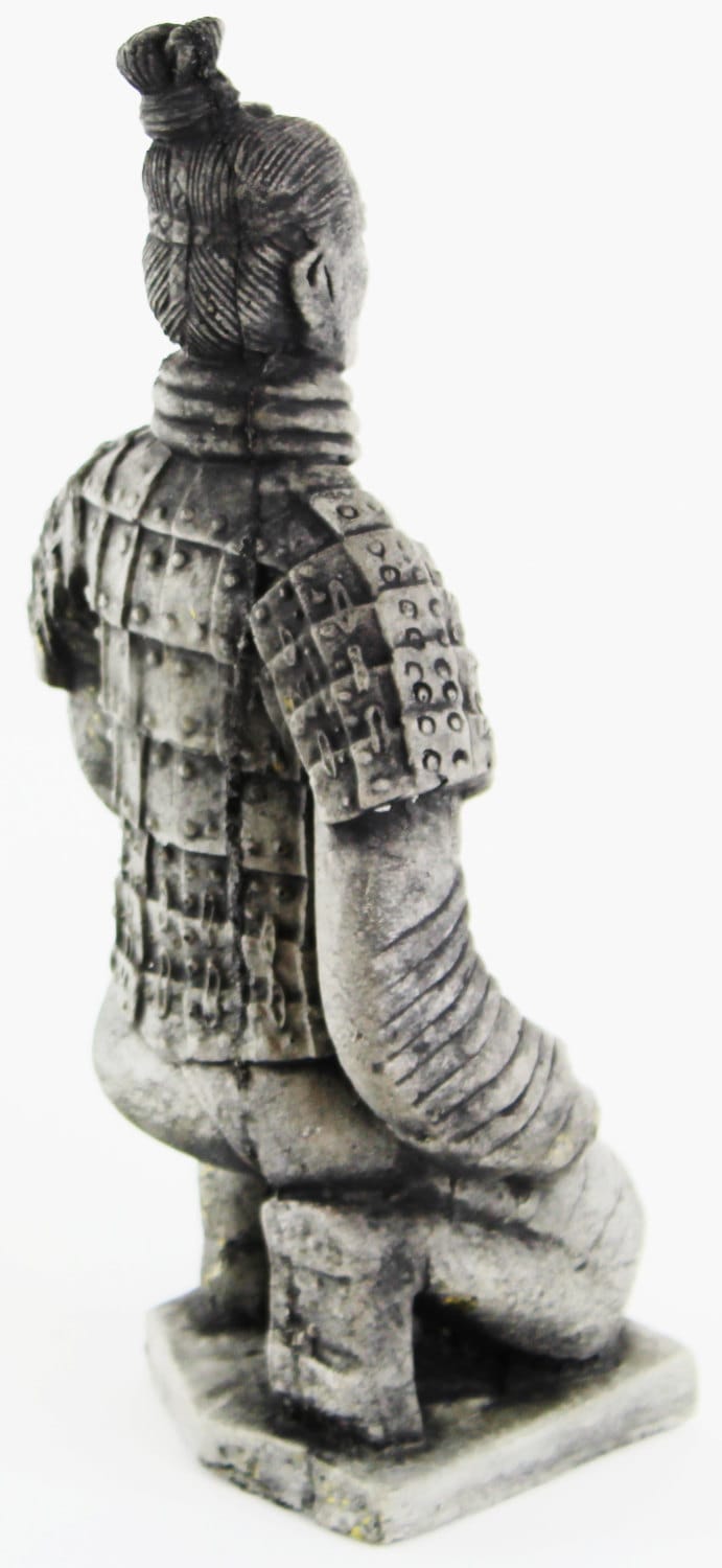 Chinese Warrior Concrete Asian Garden Statue Cement Figurine Cast Stone ...
