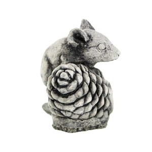 Mini Mouse Garden Statue Cement Figure Concrete Sculpture Mouse Cast ...