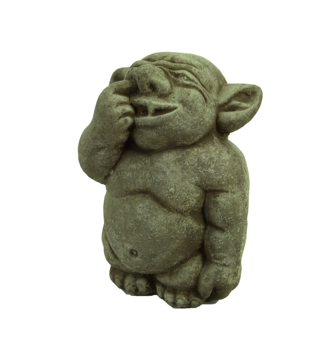 Ogre Picking Nose Garden Statue Shrek Cement Figurine Mystic Sculpture ...