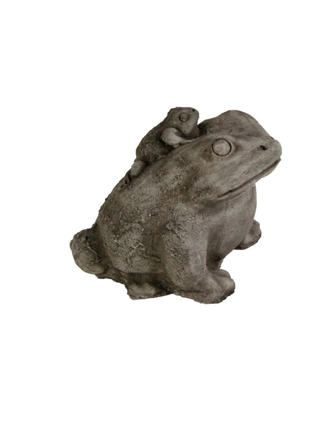 Mama Frog With Baby Concrete Statue - Etsy