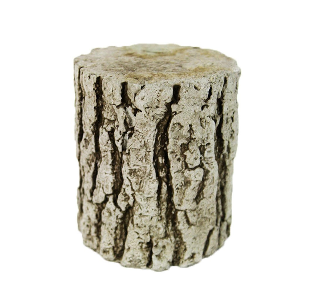 Tree Trunk Ornamental Garden Statue Cement Figure Cast Stone Sculpture ...