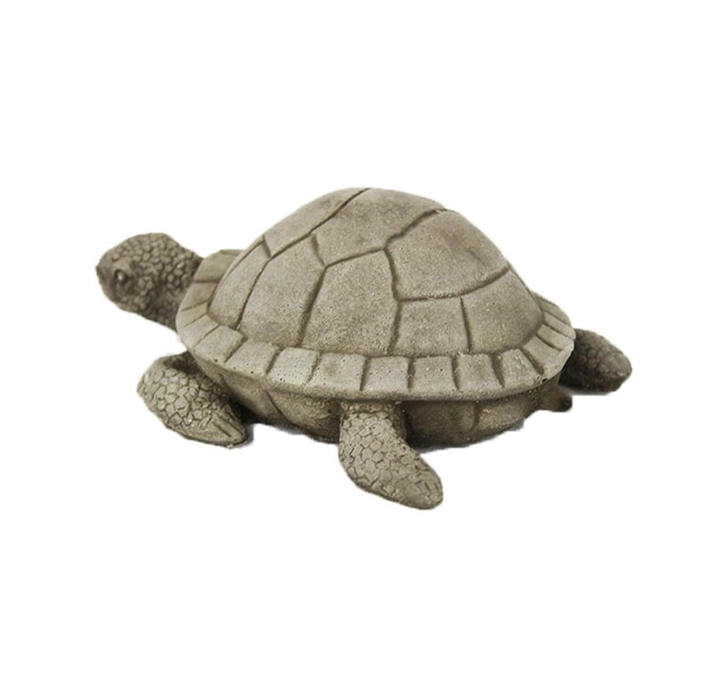 Swimming Turtle Garden Statue Cement Turtles Figure Cast Stone Statuary ...