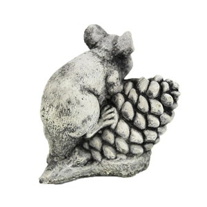 Mini Mouse Garden Statue Cement Figure Concrete Sculpture Mouse Cast ...