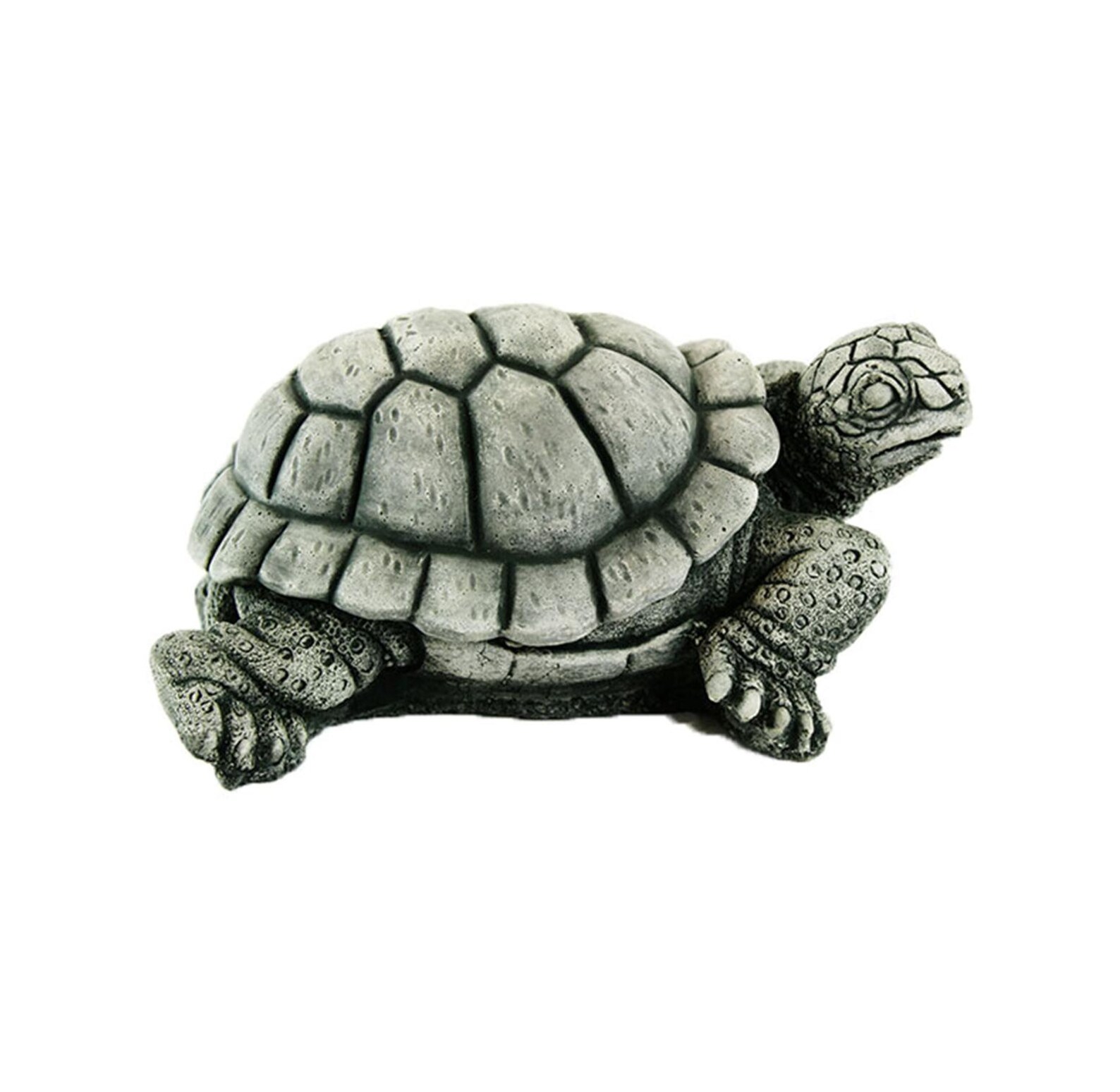 Turtle Garden Statue Cement Turtles Figure Cast Stone Statuary Garden ...