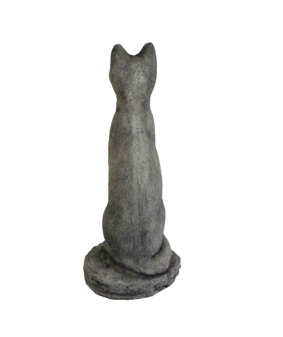 Tall Standing Cat Garden Concrete Kitty Statue | Etsy