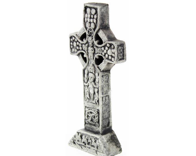Clonmacnoise Cross Celtic Cross Concrete Garden Statue Religious Cement ...