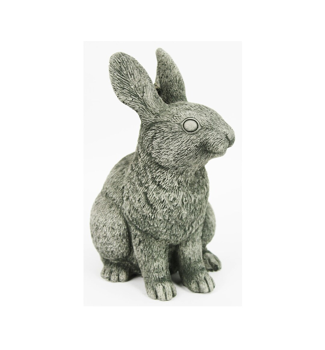 Concrete Rabbit Garden Statue: Handmade Cement Bunny Figurine - Etsy