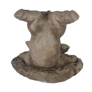 Handstand Statue Cement Pig Figure Cast Stone Garden Statues Pig Art ...