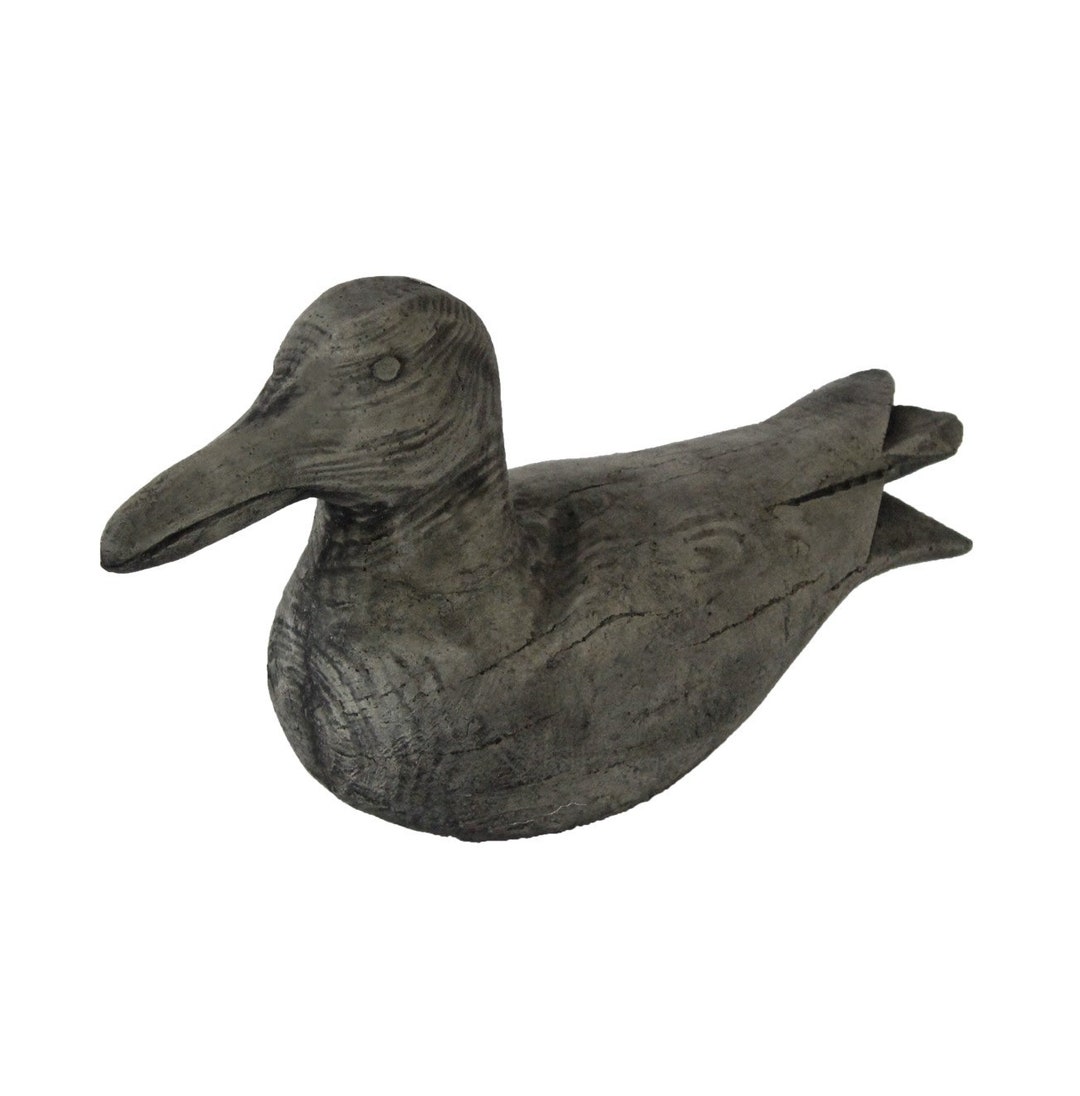 Seagull Resting Concrete Garden Statue Cement Figure Animal Cast Stone ...