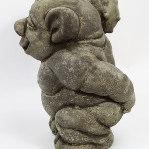 Ogre With Mace Ball Concrete Garden Statue Shrek Cement Figurine Mystic ...