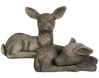 Concrete Deer Statue | Etsy