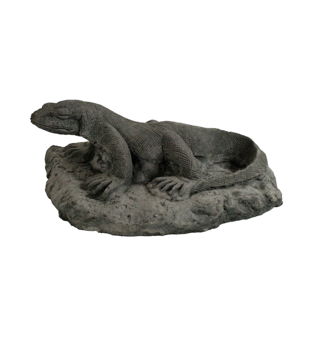 Lizard Statue Garden Cement Animal Figure Concrete Iguana Sculpture - Etsy