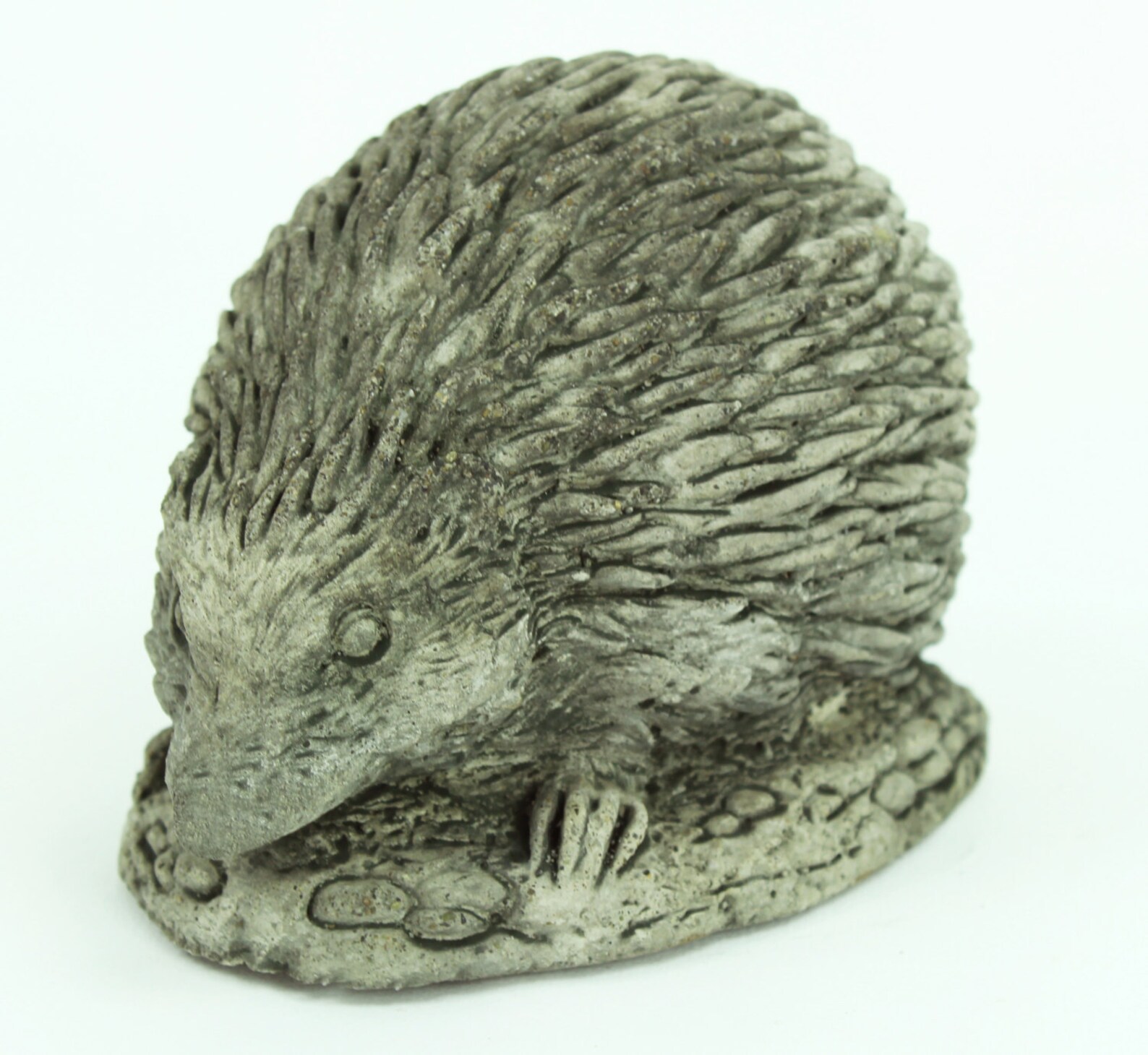 Hedgehog Concrete Garden Statue Cement Hedgehog Figure Cast | Etsy