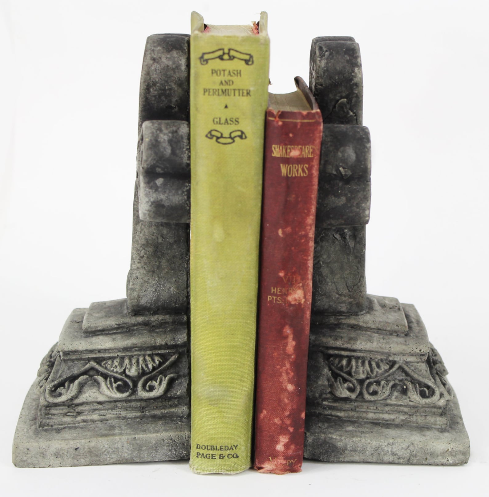 Cross Bookends Concrete Home and Garden Statue Religious | Etsy