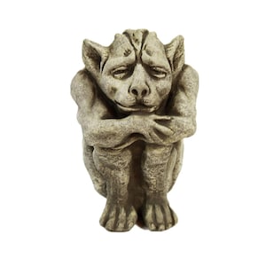 Gargoyle Statue Igor Cement Gargoyles Concrete Gothic European Garden ...