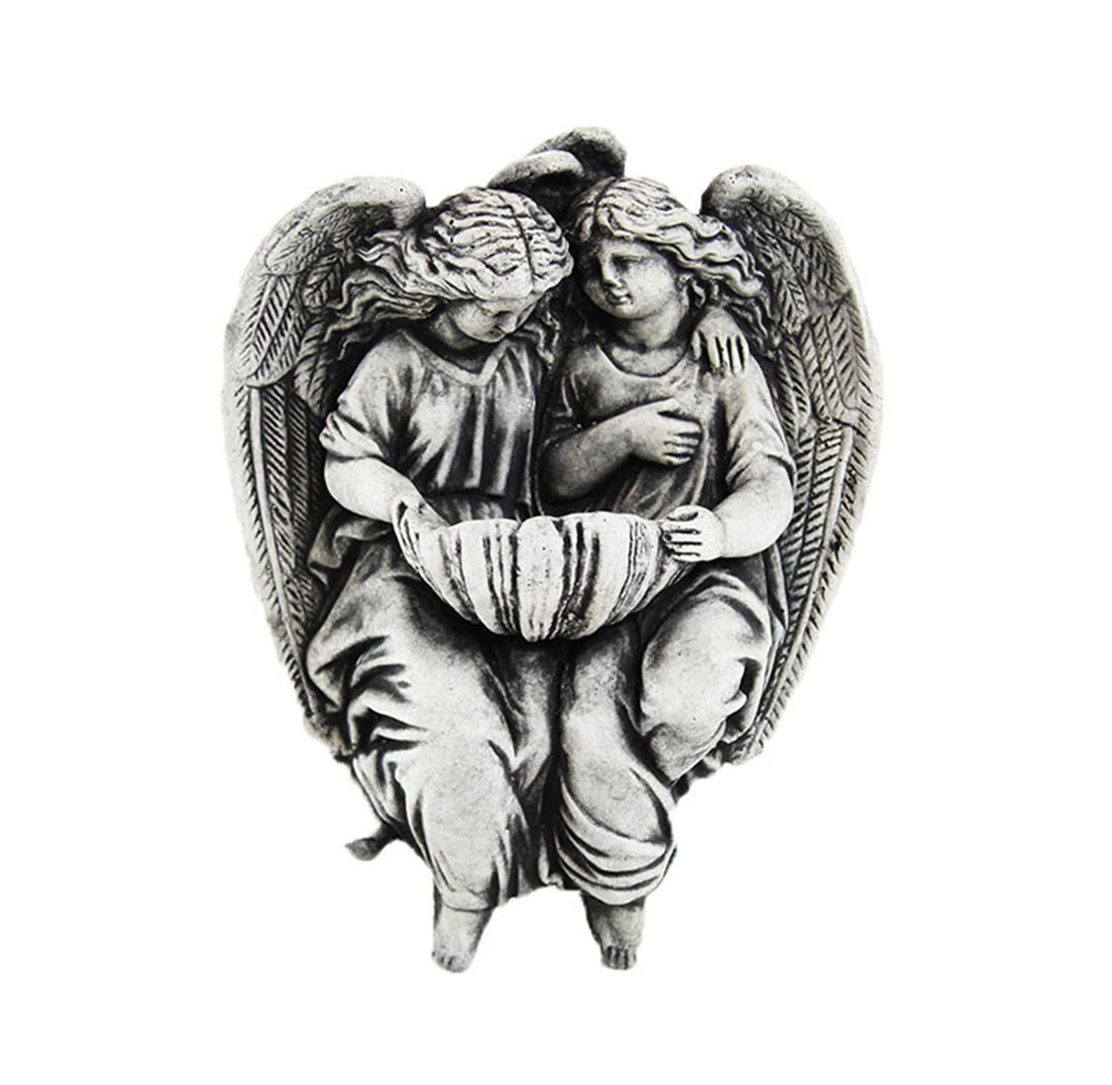 Holy Angels Wall Plaque Garden Statue Cement Religious | Etsy