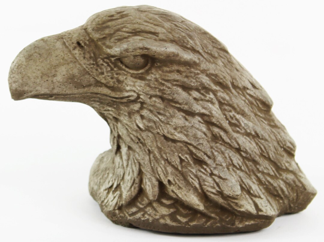 Eagle Head Concrete Statue Cement American Symbol Eagle Figure Home and ...