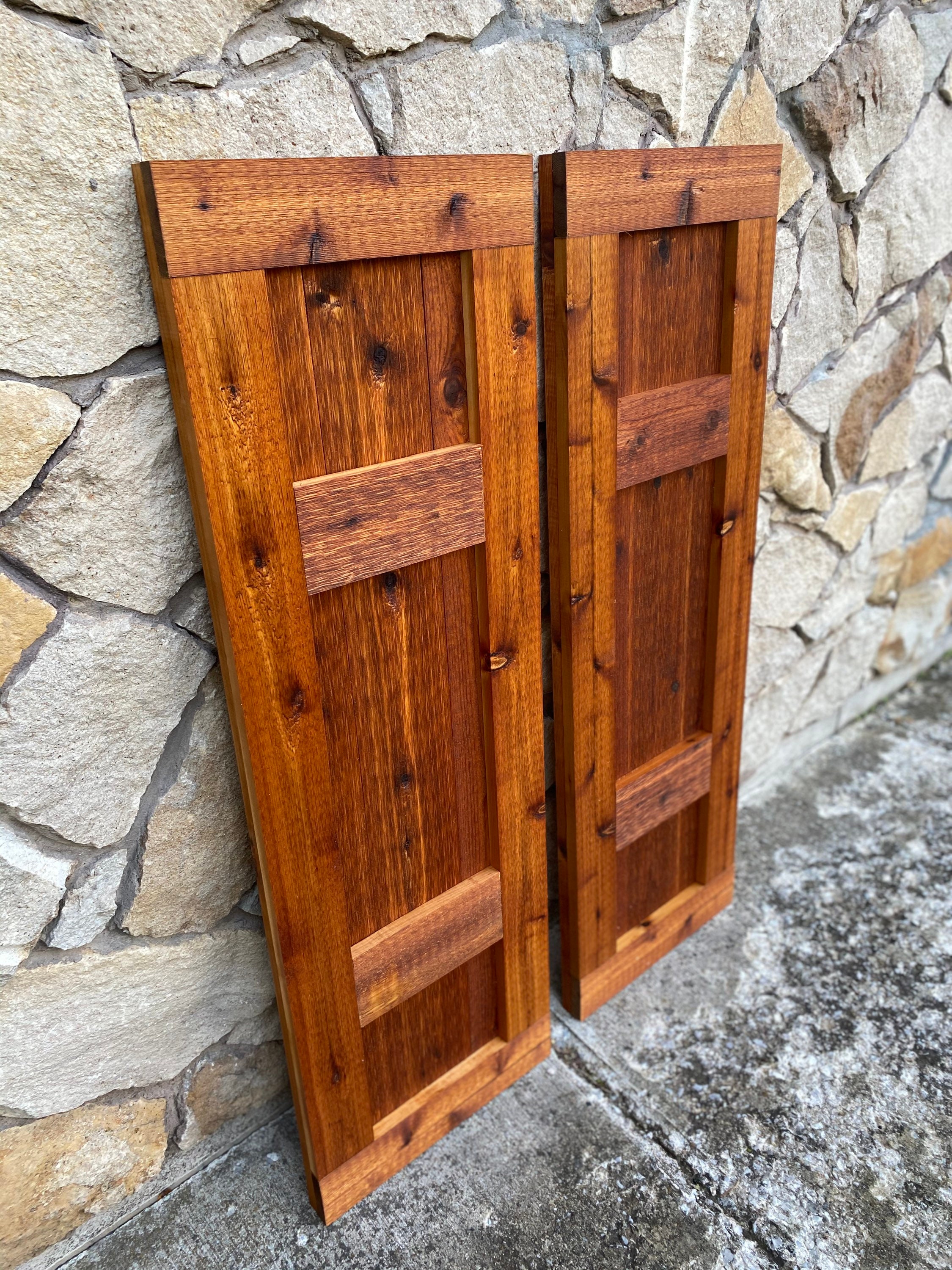 Craftsman Shutters, Shaker Style Shutters, Rustic Cottage Shutters ...