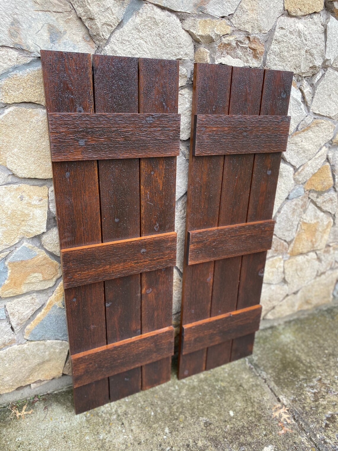 Rustic Shutters Spanish Style Shutters Cedar Shutters - Etsy