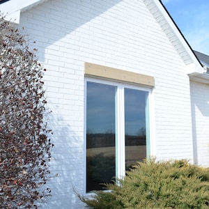 Cedar Window Header: Farmhouse Window Accent (79 to 88 Inches) - Etsy