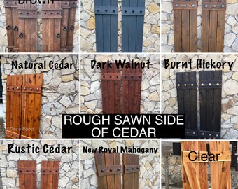 Cedar Stain Samples - Etsy