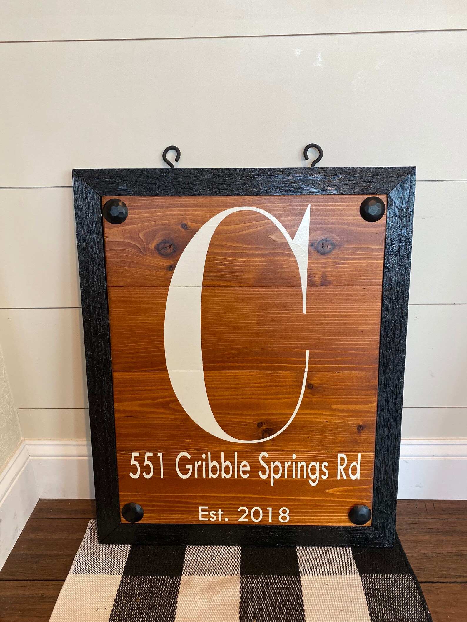 Add Back Side to Address Sign - Etsy