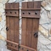Custom Curve Top Cedar Shutters: Elliptical Shutters, Board and Batten ...