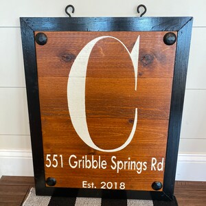 Add Back Side to Address Sign - Etsy