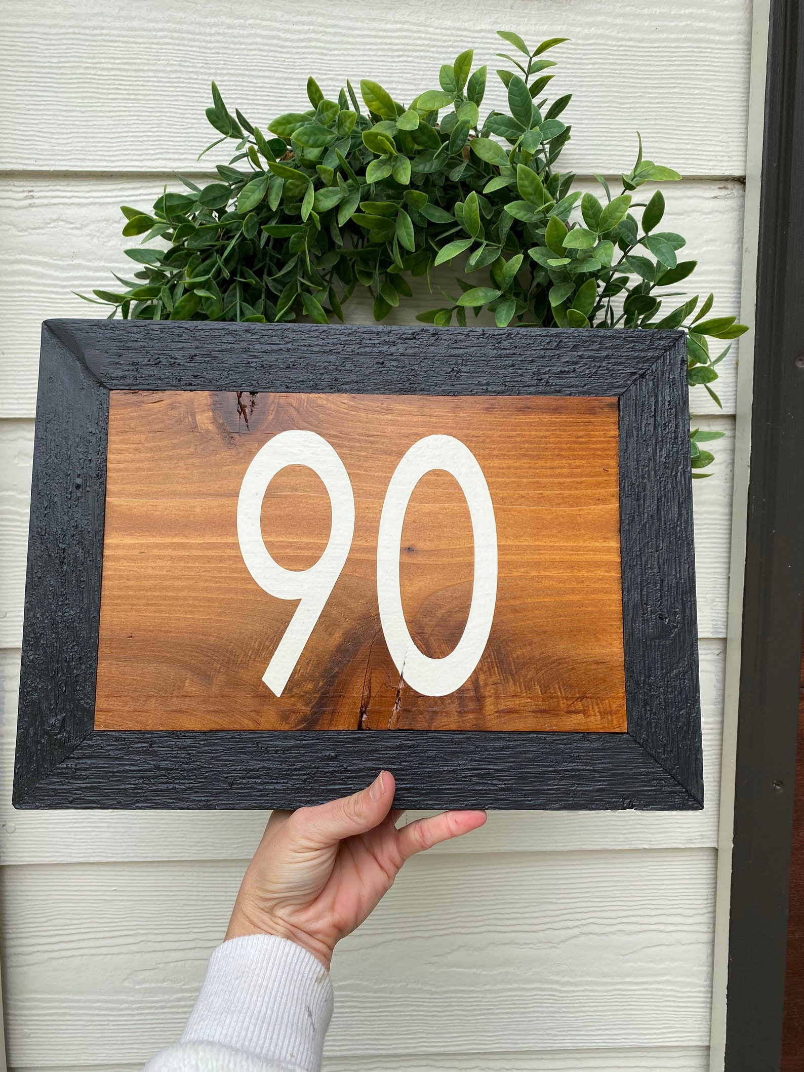 Rustic House Numbers + Cedar House Numbers + Modern House Number + Wood ...