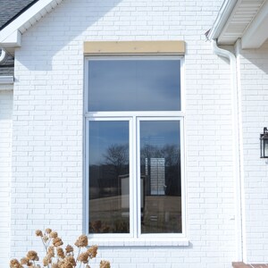 Cedar Window Header: Farmhouse Window Accent (48 Inch) - Etsy