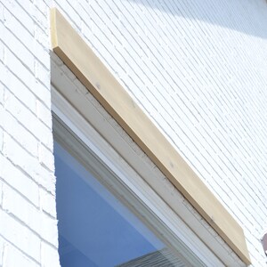 Cedar Window Header: Farmhouse Window Accent (48 Inch) - Etsy