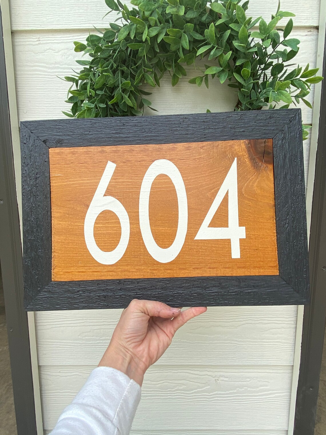 Rustic House Numbers + Cedar House Numbers + Modern House Number + Wood ...