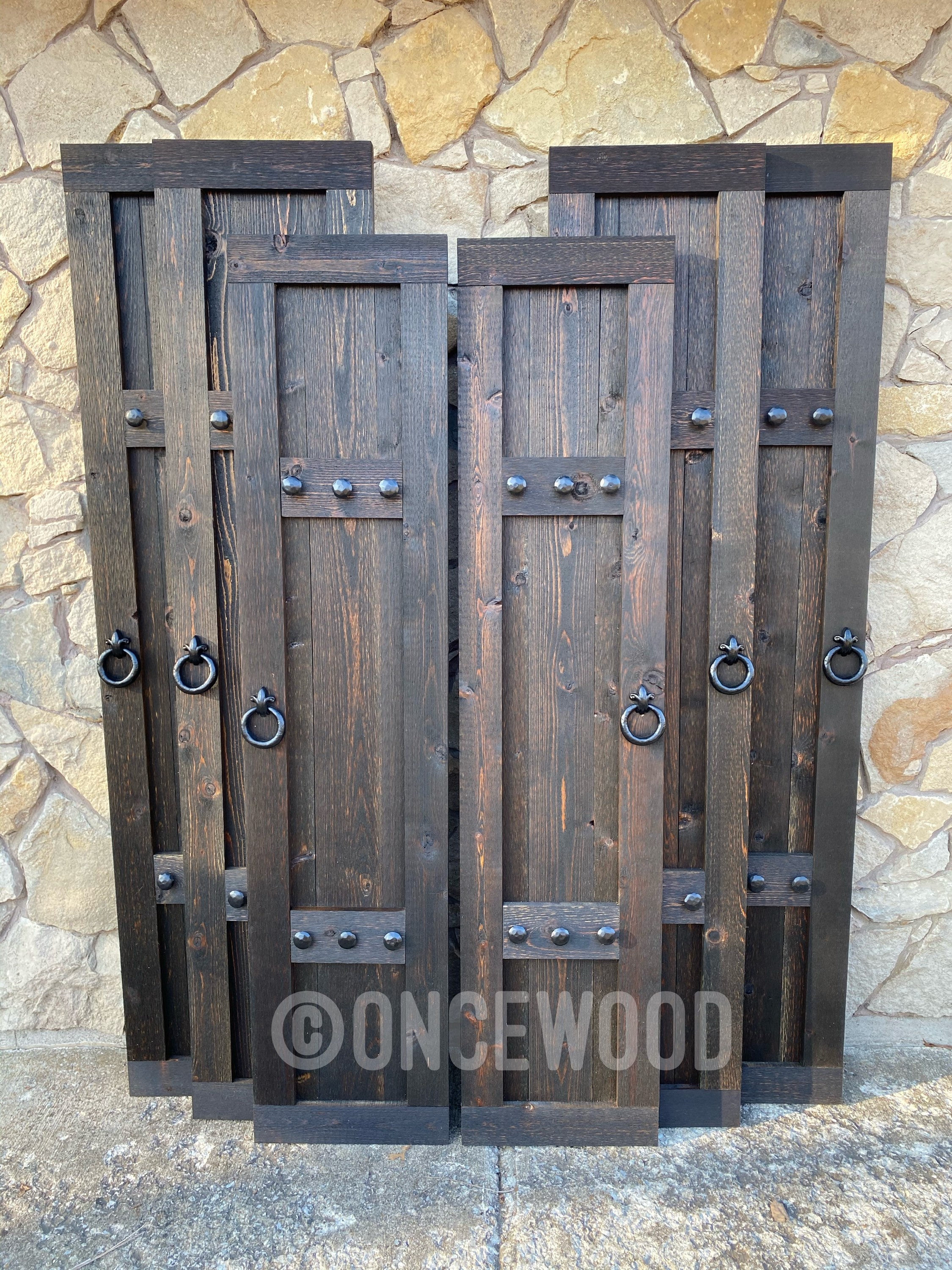 Rustic Cottage Shutters Rustic Shutters Cedar Shutters - Etsy