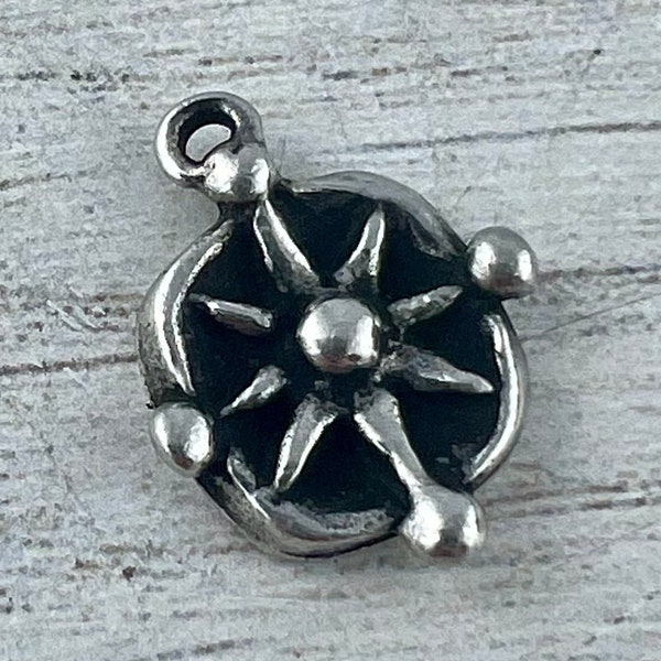 Compass Charm - Etsy