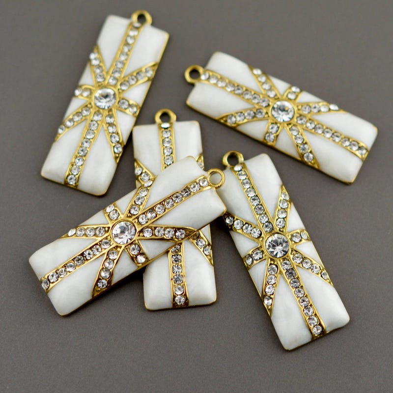 Rhinestone Setting Charms - Etsy