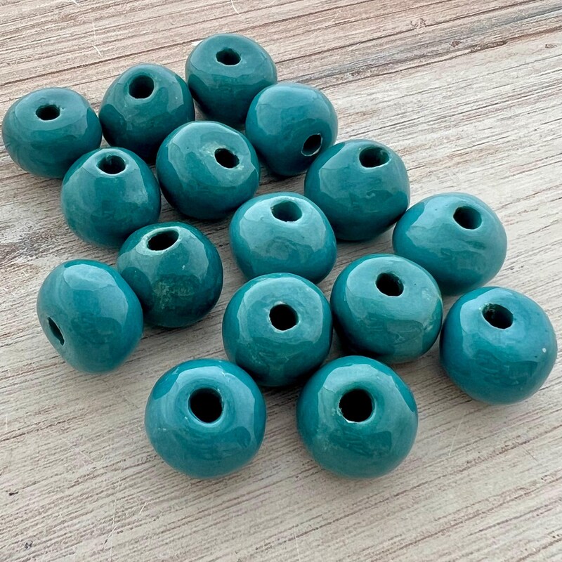 Large Ceramic Beads - Etsy