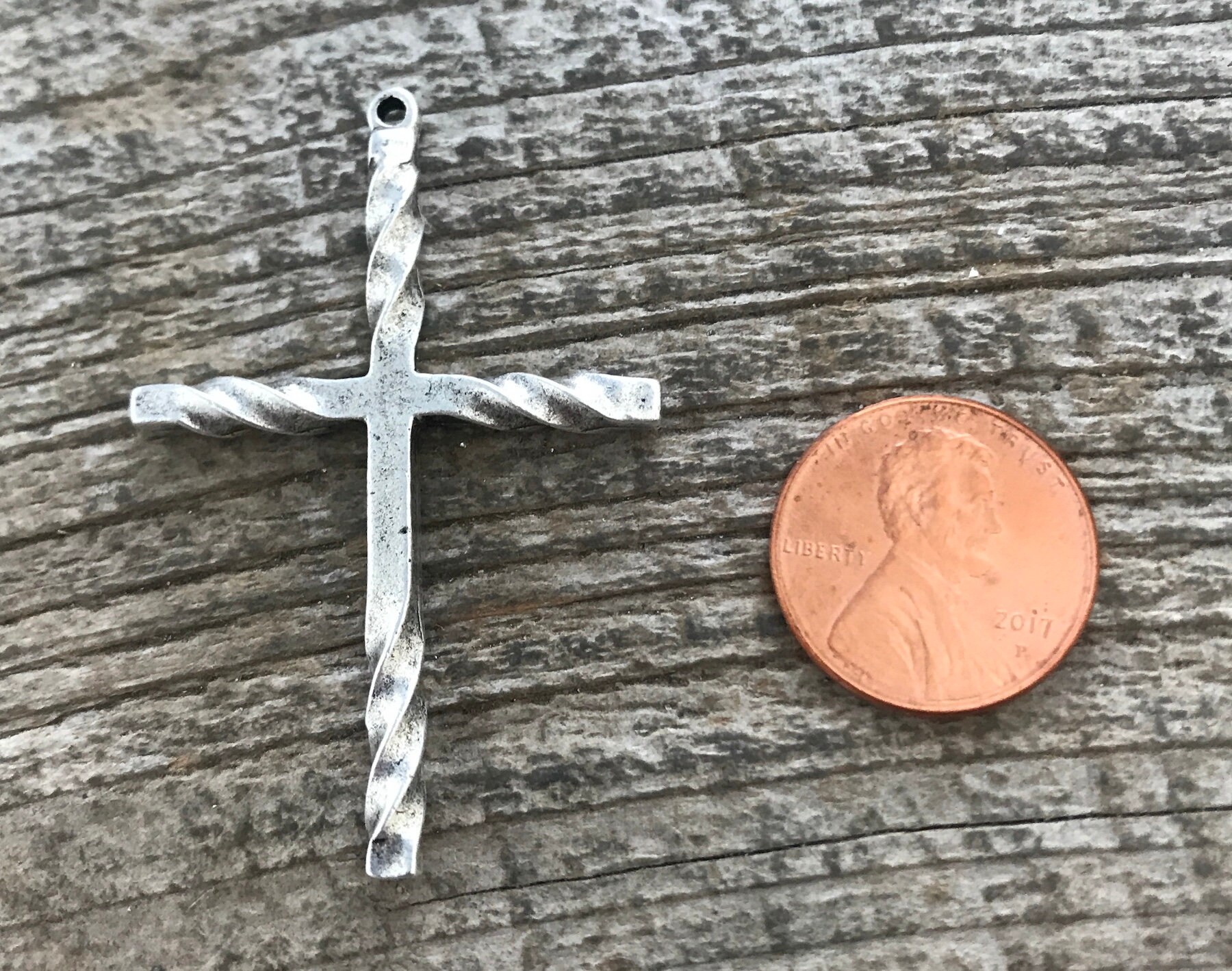 Cross Pendant Rosary Stick Cross Silver Cross Crucifix - Etsy