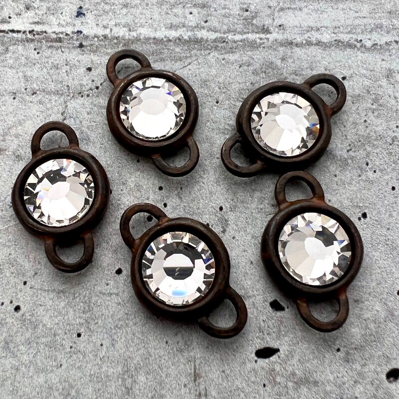 Rhinestone Connector - Etsy