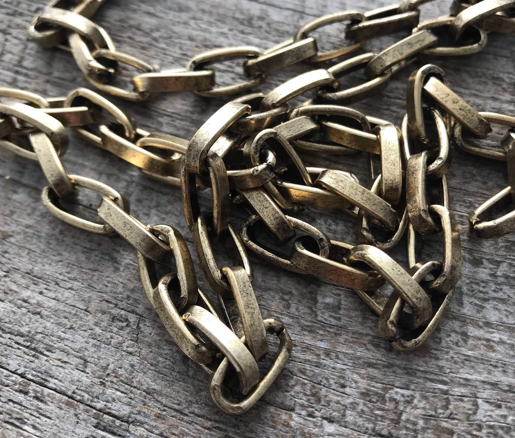 Large Gold Chain Thick Gold Chain Chain by the Foot Jewelry | Etsy