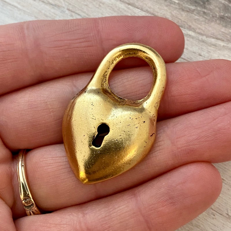 Heart Lock - Etsy